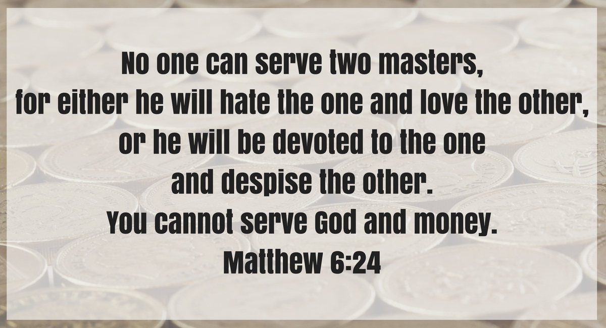 No One Can Serve Two Masters